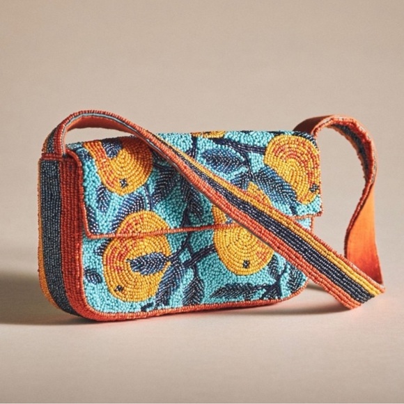 Maeve | Bags | Euc Rare Anthropologie X Maeve Fiona Beaded Shoulder Bag ...